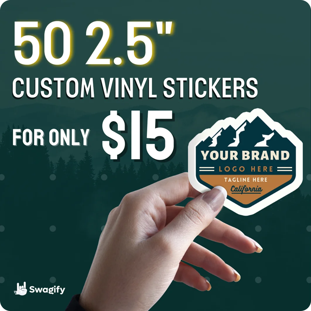 50 Custom Vinyl Stickers for $15 | Small Batch, Big Impact